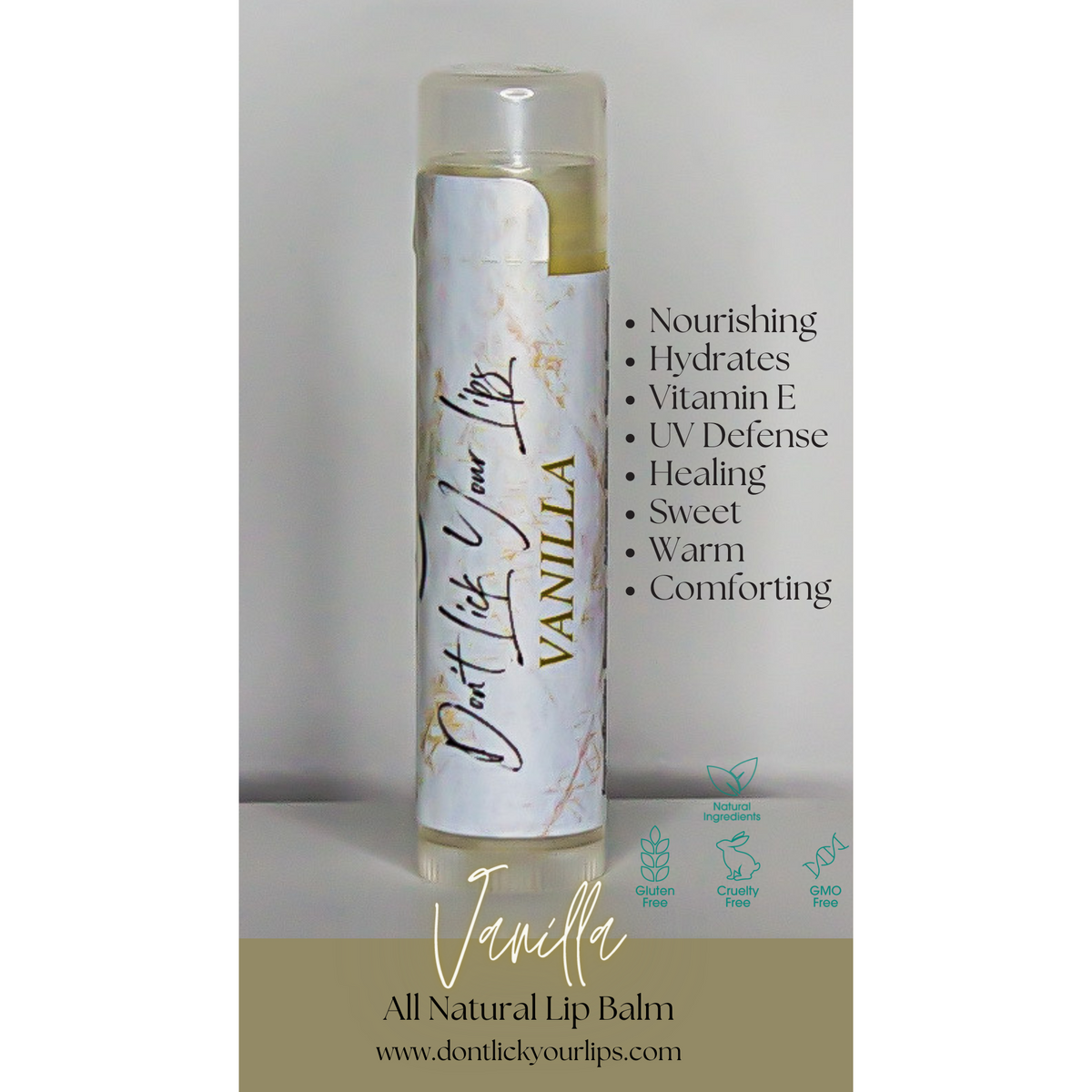 Vanilla Lip Balm | Don't Lick Your Lips